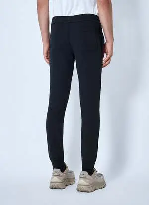 Moncler Logo Patch Joggers - Black