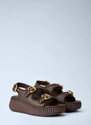 Chloé Nama Wedge Sandals