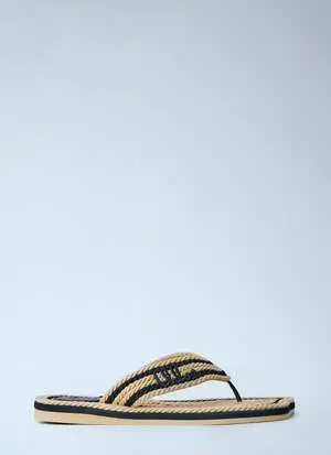 Chloé Braided Rope Thong Sandals - Multicolor