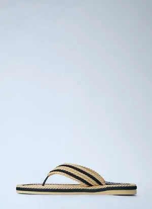 Chloé Braided Rope Thong Sandals - Multicolor