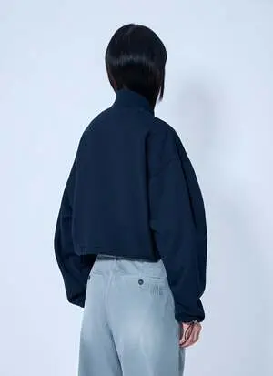 Miu Miu Zip Fleece Sweatshirt