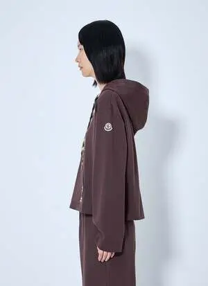 Moncler Hooded Sweatshirt With Contrast Drawstrings