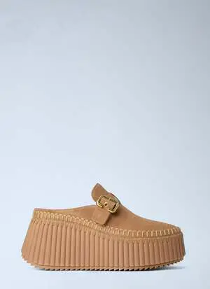 Chloé Nama Wedge Mules - Multicolor