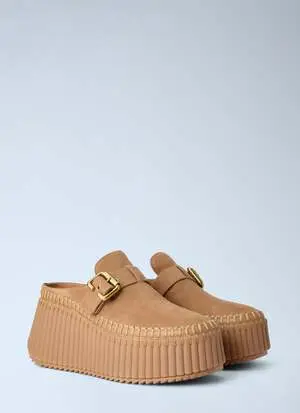 Chloé Nama Wedge Mules - Multicolor
