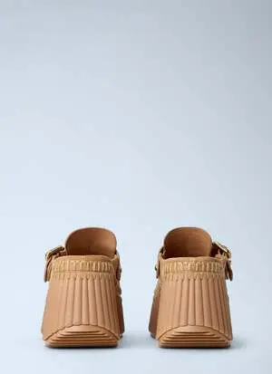 Chloé Nama Wedge Mules - Multicolor