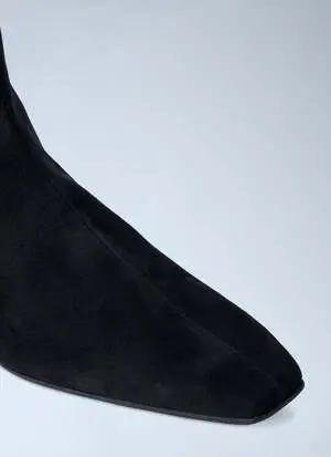TOTEME Zipped Suede Chelsea Boots