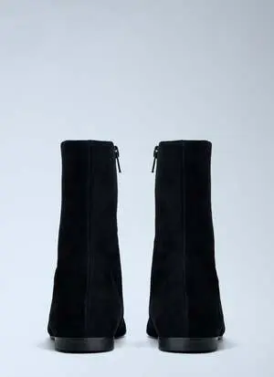 TOTEME Zipped Suede Chelsea Boots