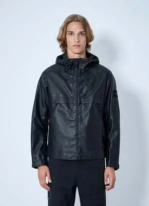 Stone Island Leather Jackets For Men