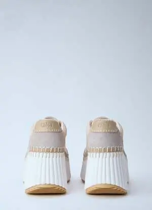 Chloé Nama Wedge Sneakers
