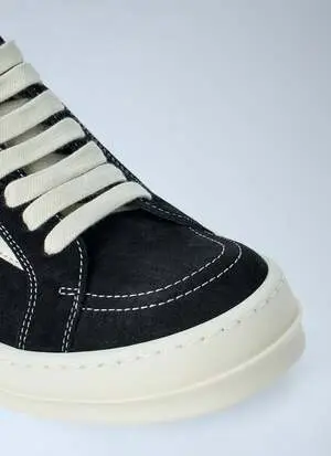 Rick Owens Suede Low-top Sneakers - Black