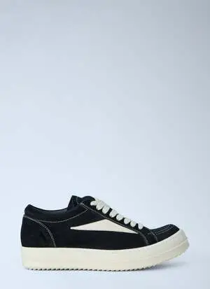Rick Owens Suede Low-top Sneakers - Black