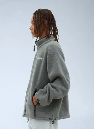 Miu Miu Fleece Sweatshirt - Gray