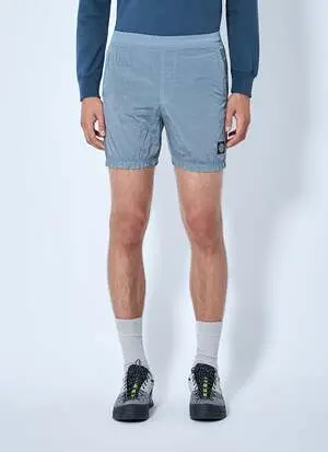 Stone Island Elasticated Waistband Shorts - Blue