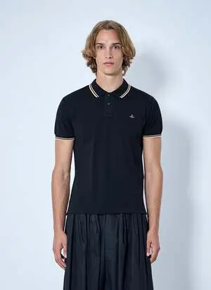 VIVIENNE WESTWOOD Classic Polo Shirt - Black