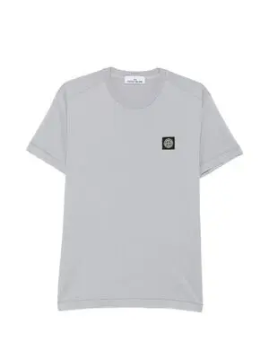 Stone Island Logo Cotton T-shirt - Multicolor