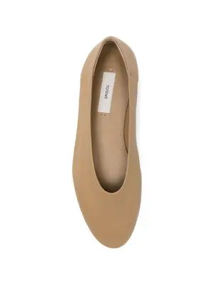 TOTEME Slip Leather Ballet Flats