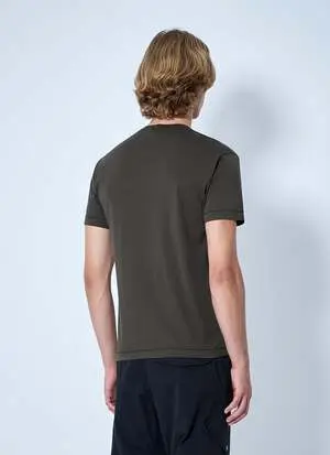 Stone Island Logo Motif Cotton T-shirt