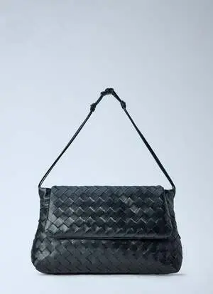 Bottega Veneta Giorno Handbag - Black