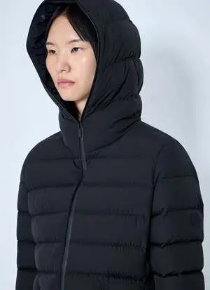 Moncler Herbe Hooded Short Down Jacket - Black