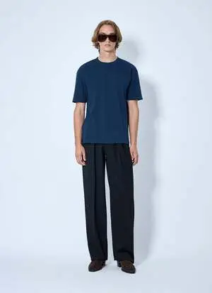 Saint Laurent Cassandre Oversized T-shirt - Blue