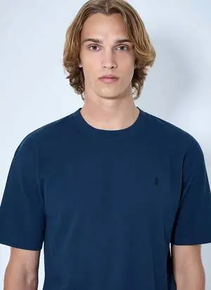 Saint Laurent Cassandre Oversized T-shirt - Blue