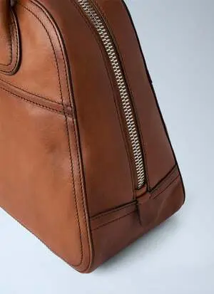 Miu Miu Embossed Leather Top Handle Bag