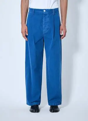 Marni Pleated Wide-leg Trousers - Blue