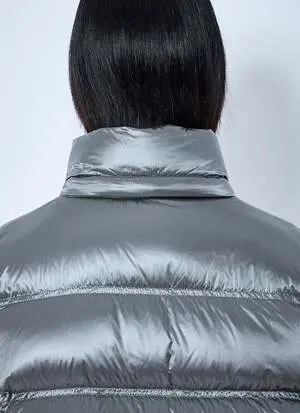 Moncler Sensation Short Down Jacket - Gray