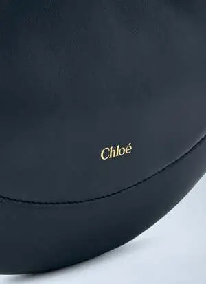 Chloé Small Banana Nappa Zipped Shoulder Bag - Black