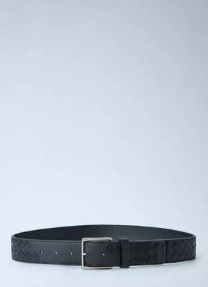 Bottega Veneta Woven Taurillon Leather Belt
