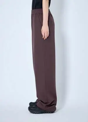 Moncler Wide-leg Lounge Trousers With Elasticated Waist