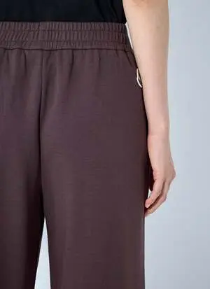 Moncler Wide-leg Lounge Trousers With Elasticated Waist
