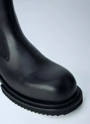 Rick Owens Beatle Gabe Leather Chelsea Boots