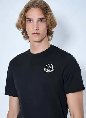 Moncler Logo Motif Cotton Jersey T-shirt