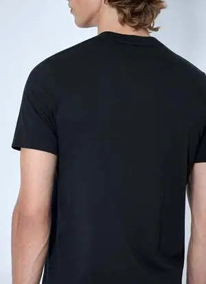 Moncler Logo Motif Cotton Jersey T-shirt