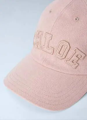 Chloé Signature Denim Cap
