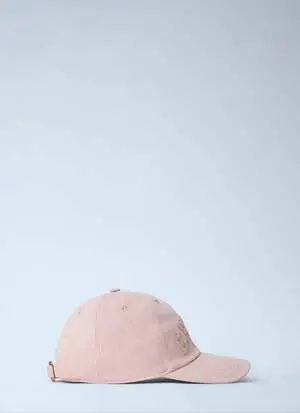 Chloé Signature Denim Cap - Pink