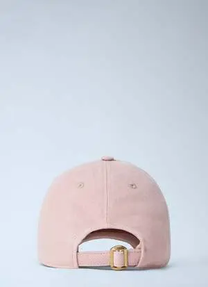 Chloé Signature Denim Cap - Pink