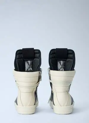 Rick Owens Geobasket Leather High-top Sneakers