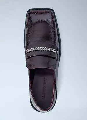 Martine Rose Fold Back Square Toe Loafers - Multicolor