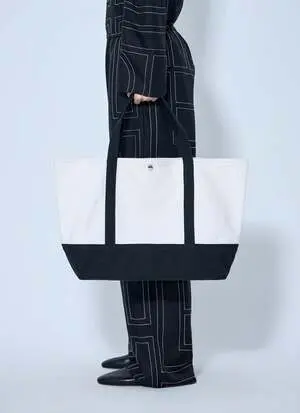 TOTEME Canvas Beach Tote Bag