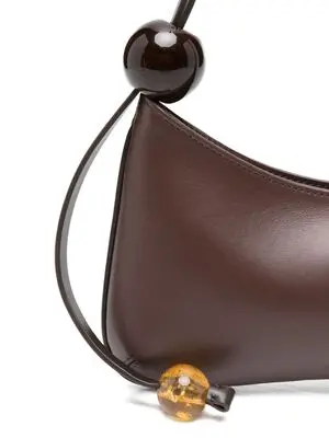 Jacquemus Le Bisou Perle Leather Shoulder Bag