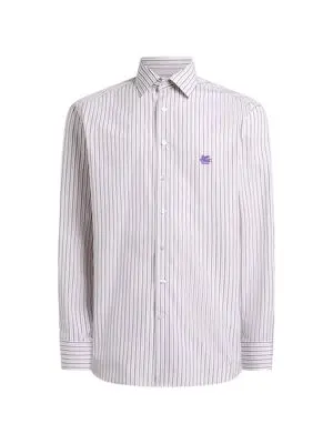 Etro Striped Cotton Shirt - Multicolor