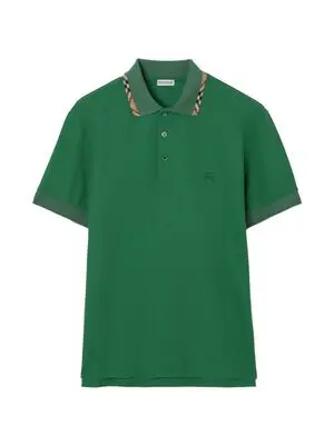 Burberry Logo Cotton Polo Shirt - Multicolor