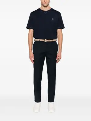Brunello Cucinelli Logo Cotton T-shirt