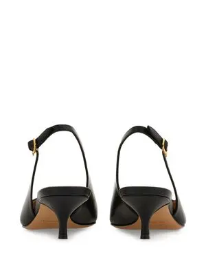 FERRAGAMO Gancini Leather Slingback Pumps - Multicolor