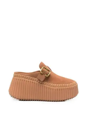 Chloé Sliders With Buckle Detail - Multicolor