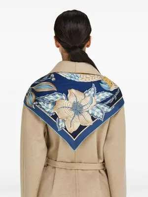 FERRAGAMO Printed Silk Foulard - Multicolor