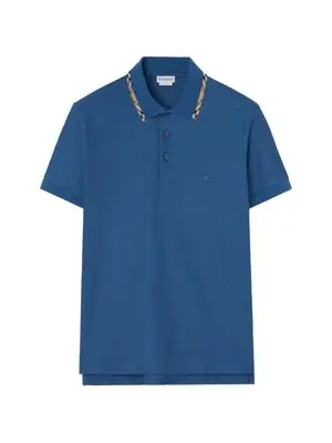Burberry Logo Cotton Polo Shirt - Multicolor