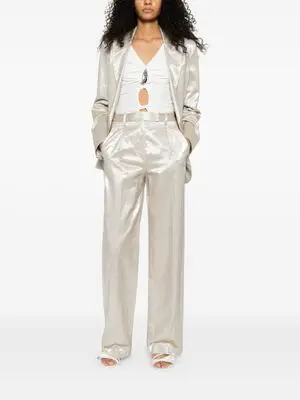FORTE_FORTE Linen Double-breasted Jacket - Multicolor